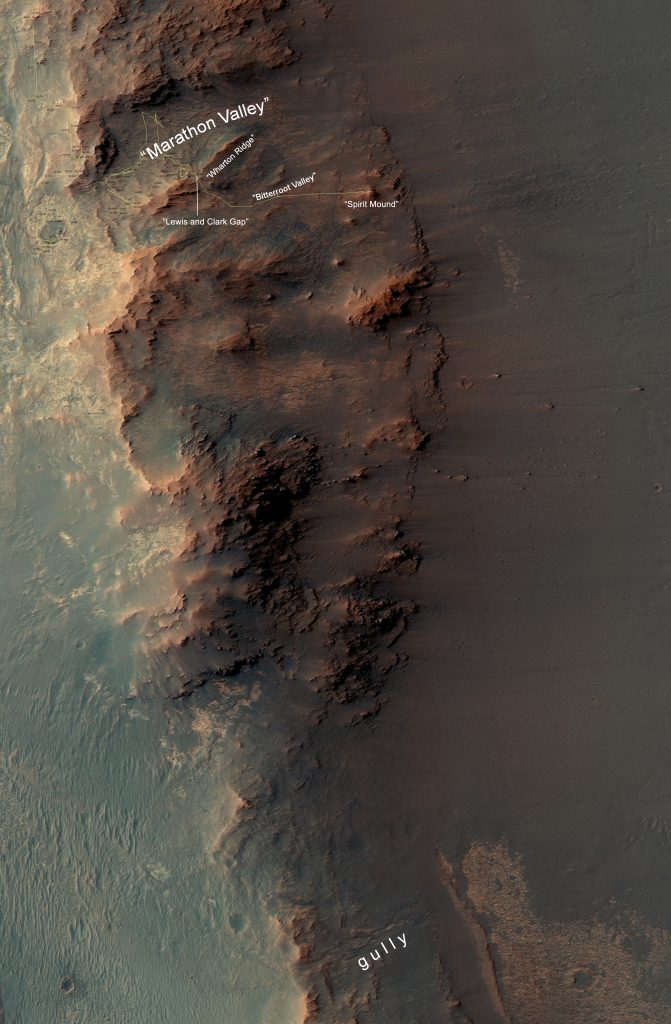 NASA's Opportunity Rover to Explore Mars Gully Brewminate: A Bold Blend ...