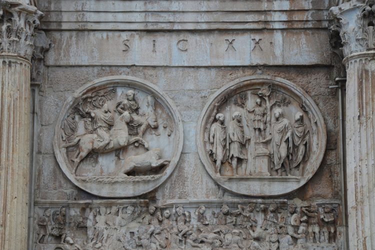 The Hadrianic Tondi on the Arch of Constantine Brewminate: A Bold Blend ...