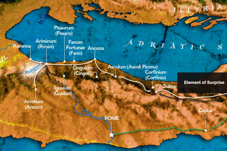 The Rubicon: How Julius Caesar Started a Big War by Crossing a Small ...