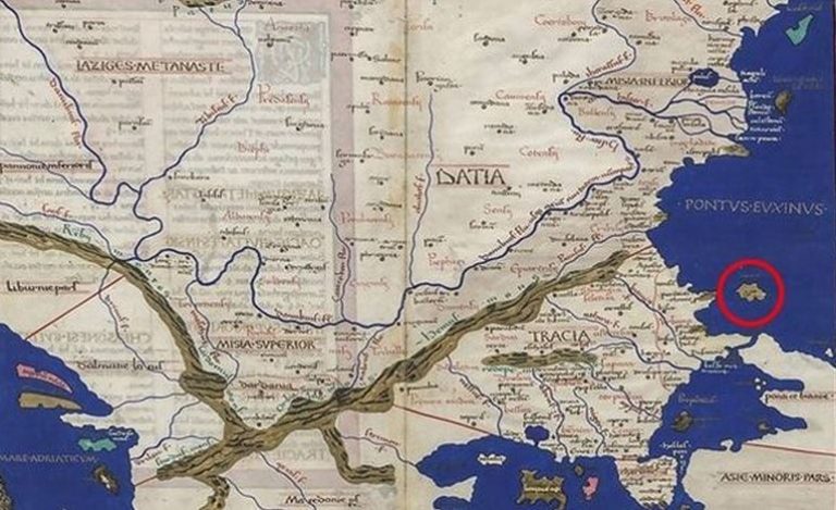 Roman Era Map Shows Large Now-Sunken Island Off Black Sea Coast ...