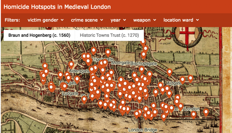 'Murder Map' Reveals Medieval London's Meanest Streets Brewminate: A ...