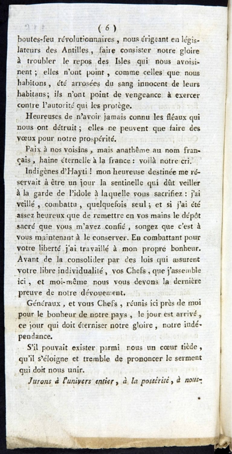 Haiti’s Declaration of Independence: Digging for Lost Documents