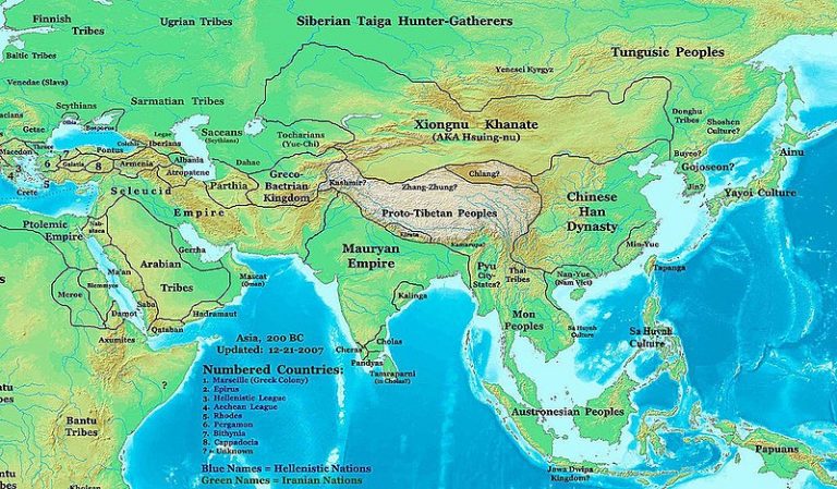 The Expansion of the Ancient Graeco-Bactrian Kingdom (Modern ...