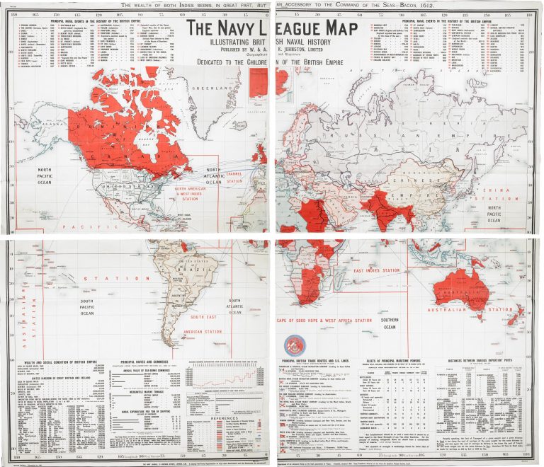 20th-Century World Map: Borders and Empires