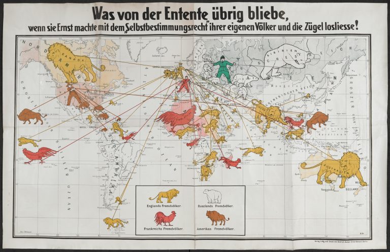 20th-Century World Map: Borders and Empires