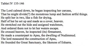 Ancient Mesopotamian Cosmology and Mythology