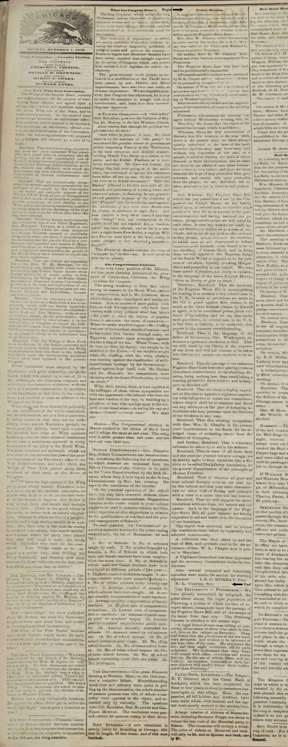 The Anti-Slavery Movement in Chicago and Illinois, 1830-1850 Brewminate ...