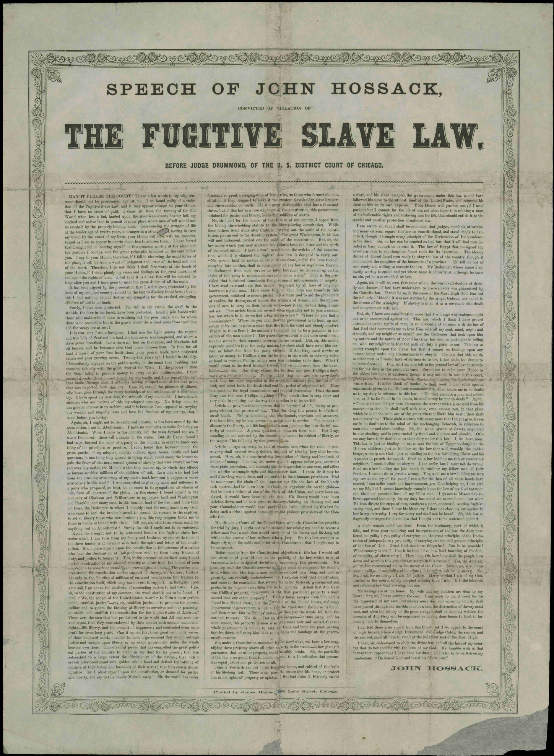 The Anti-Slavery Movement in Chicago and Illinois, 1830-1850 Brewminate ...