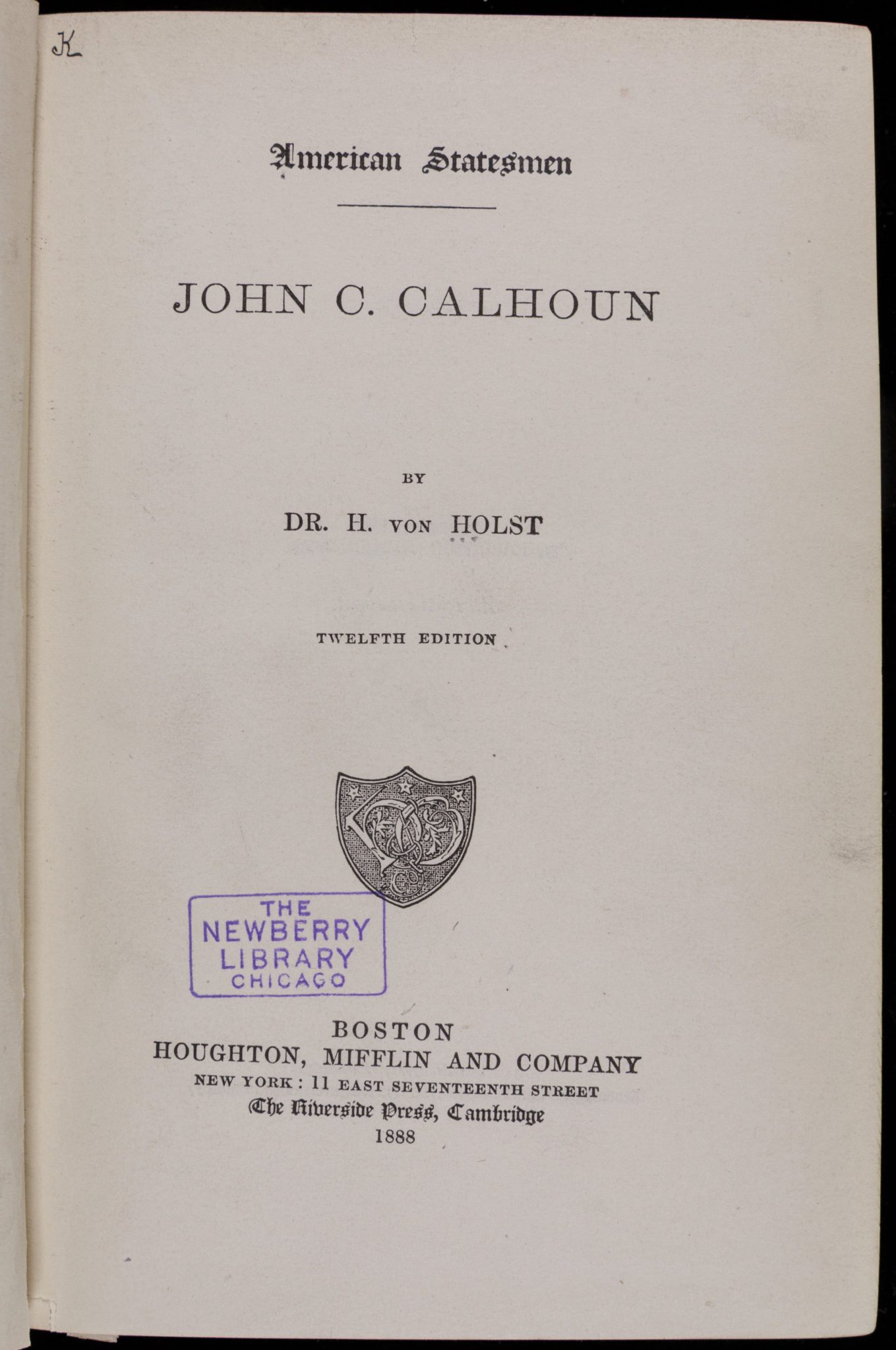 John C. Calhoun and American Disunion Brewminate: A Bold Blend of News ...