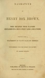 Henry Box Brown's Escape from Slavery Brewminate: A Bold Blend of News ...
