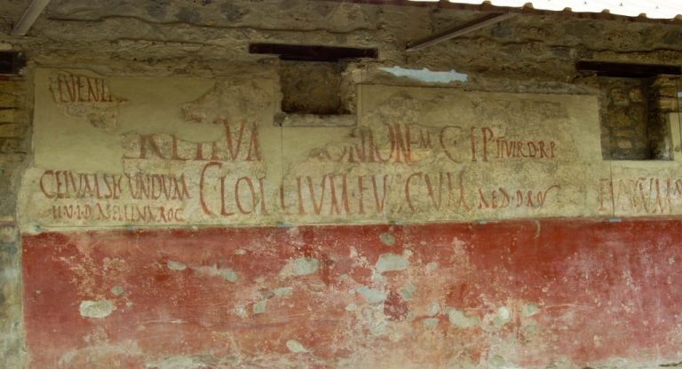 Political and Personal Themes of the Graffiti in Ancient Pompeii