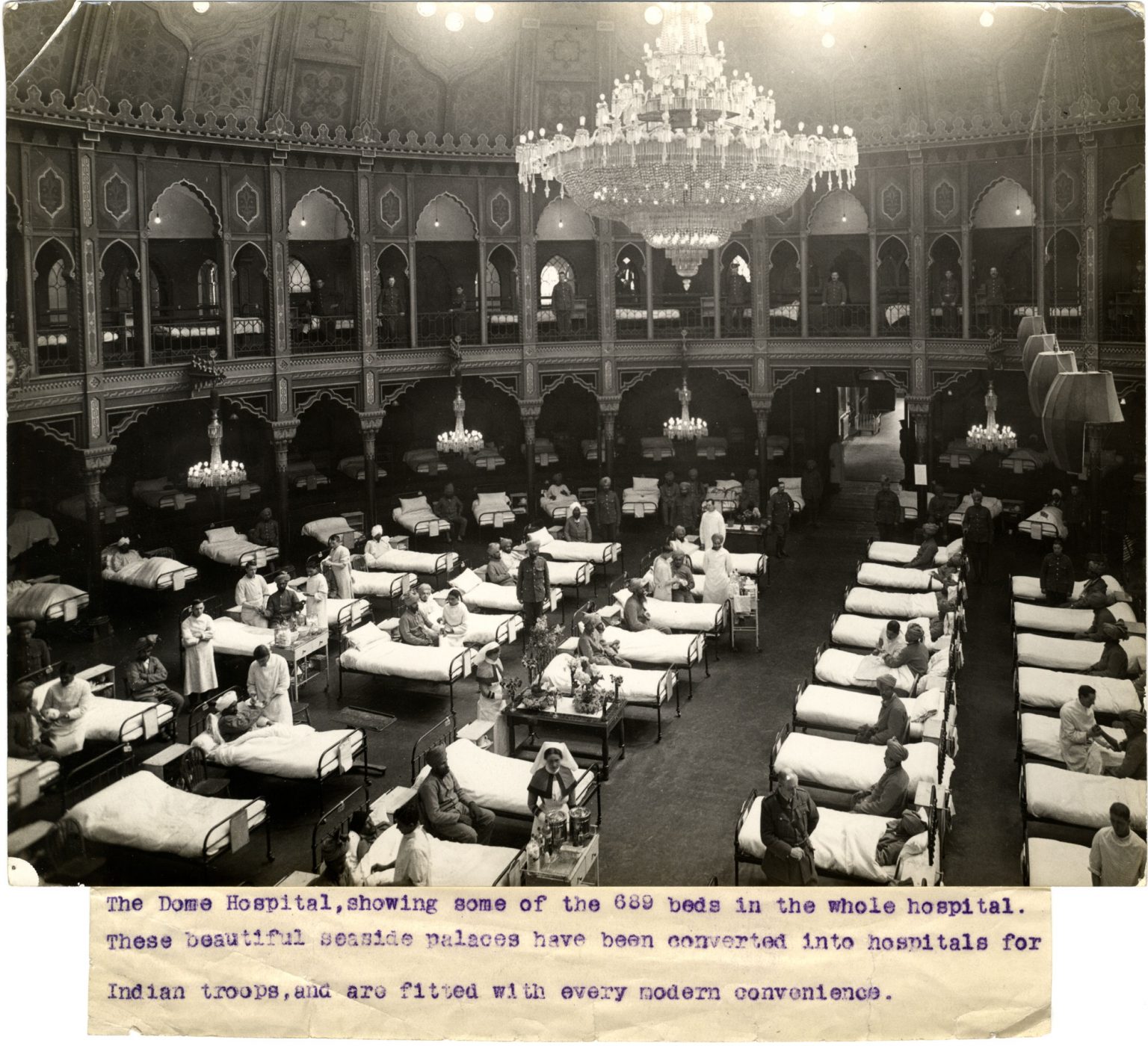 Nurses and Doctors Treating the Wounded on the Front Lines in World War I