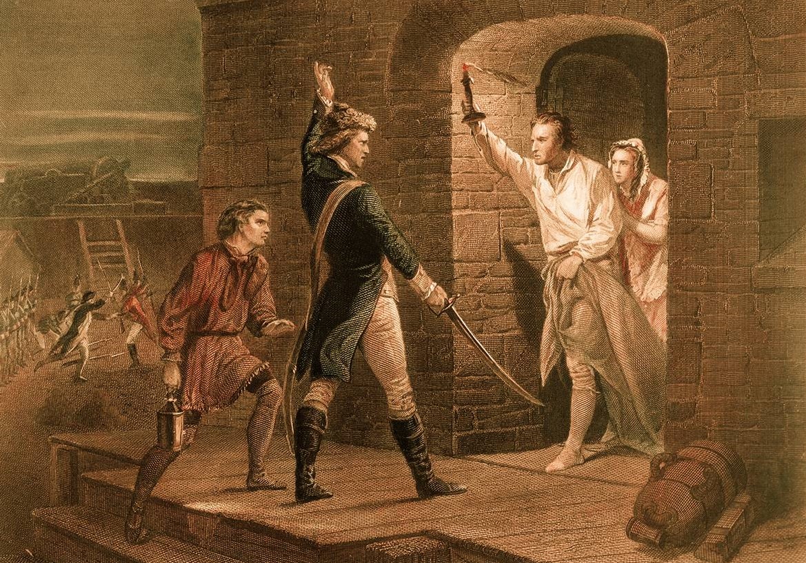 Ethan Allen And His Green Mountain Boys Militia In The American Ethan Allen And His Green Mountain Boys Militia In The American