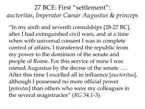 Augustus and the End of the Roman Republic