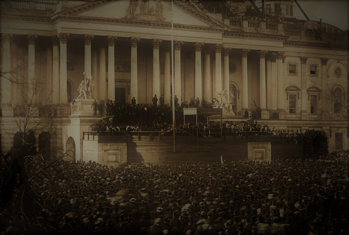 The First Inauguration of Abraham Lincoln Brewminate: A Bold Blend of ...