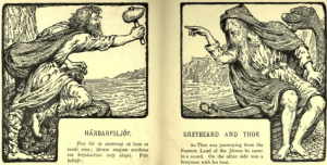 The Poetic Verbal Contest between Odin and Thor in Norse Mythology ...