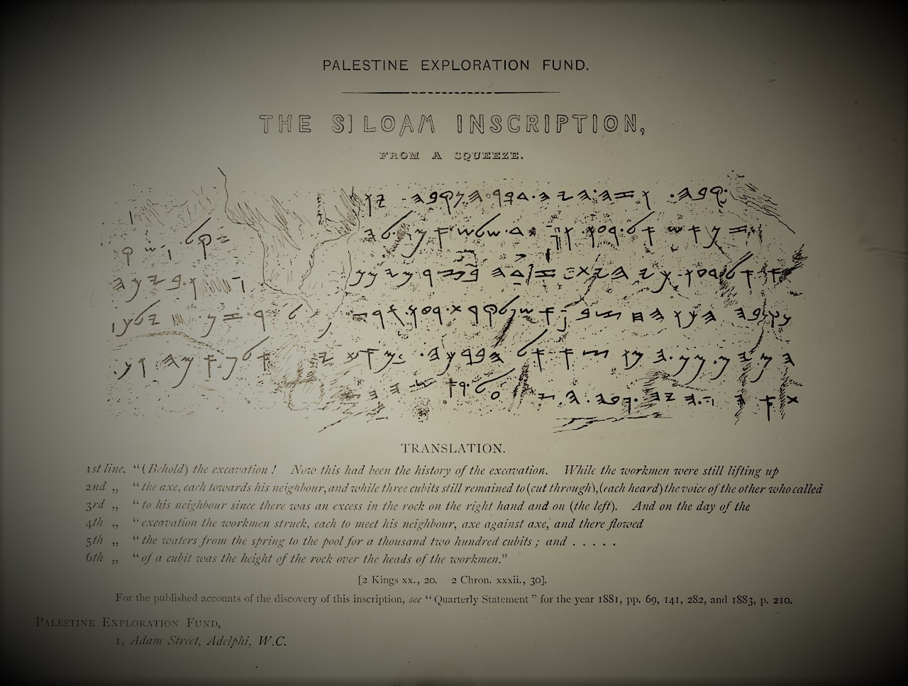 The Paleo-Hebrew Alphabet and the Siloam Inscription