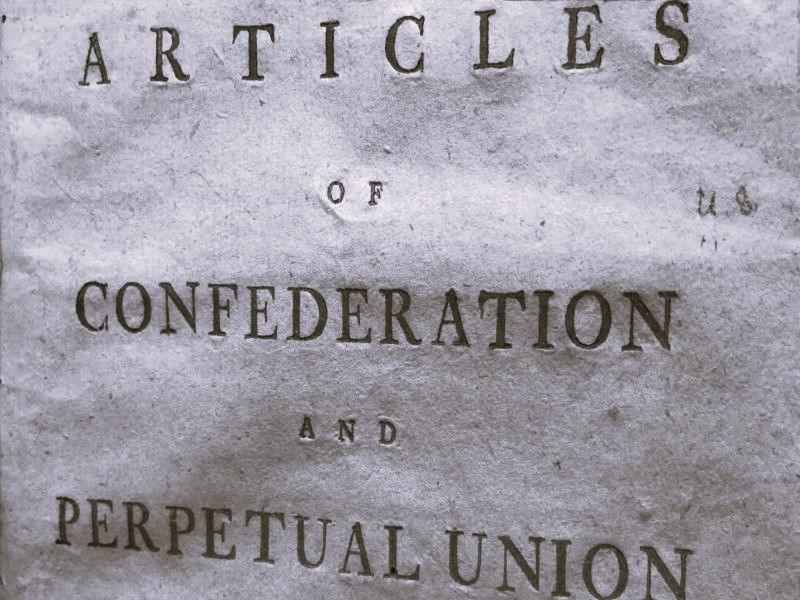 The Articles of Confederation from Adoption to Replacement
