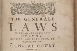'Orderly Conduct': Policing and Law in Early Colonial America ...