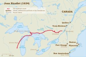 Early French Explorers Seeking to Monopolize and Control North American ...