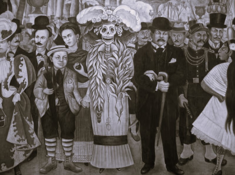 'La Catrina' as an Iconic Symbol of the Day of the Dead since 1944
