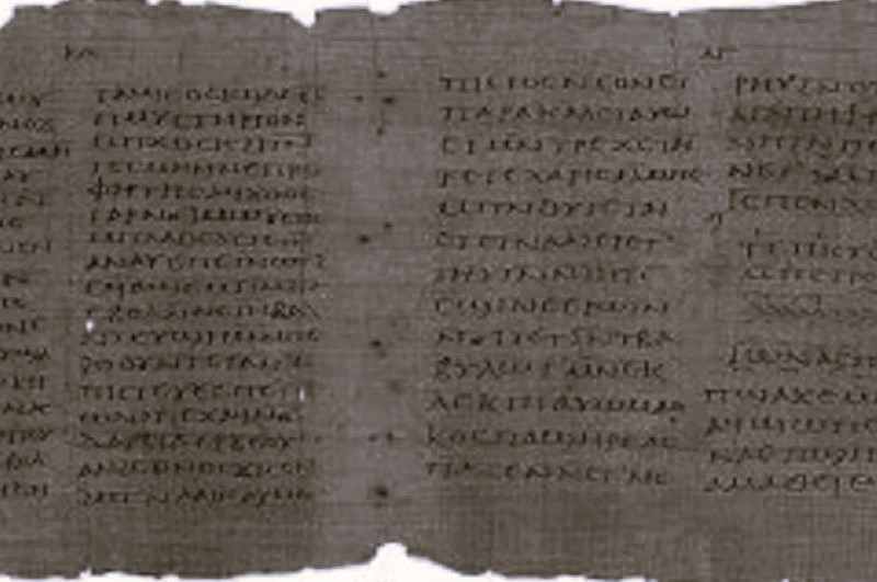 An Ancient Manuscript Providing a Glimpse into Early Christianity