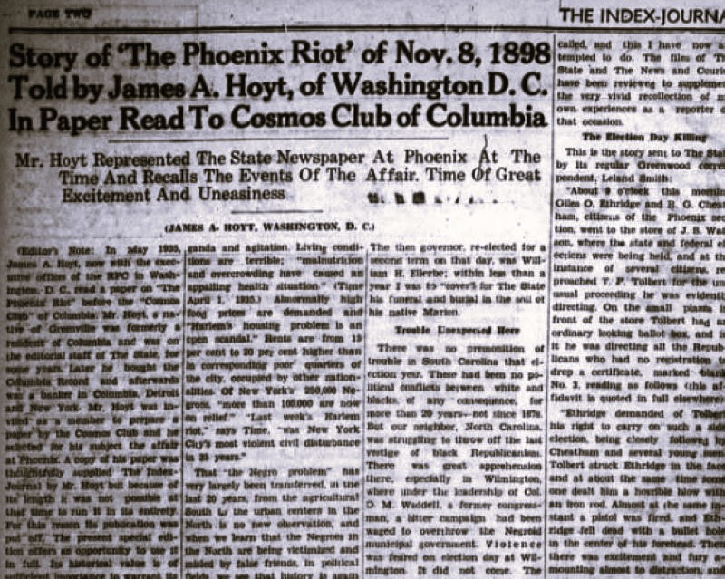 Racial Tension and the Phoenix Election Riot of 1898
