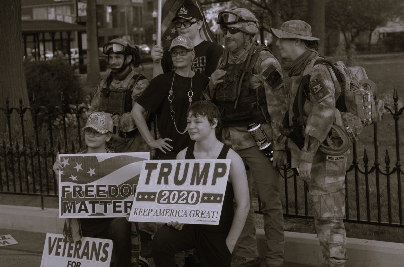 Trump Revitalizing the Militia Movement Echoes KKK Resurgence in the 1920s