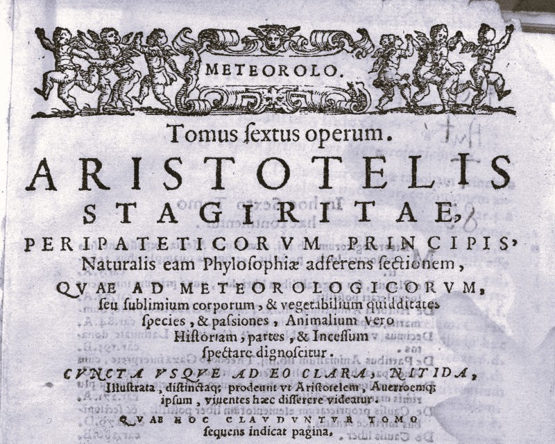 Aristotle's Treatise on Meteorology and Weather Phenomena