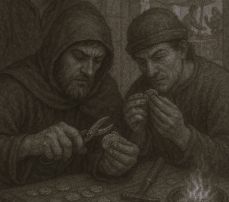 Coin Clipping Rings and Monetary Fraud in the Medieval Era